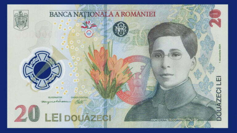 Bancnota de 20 de lei se introduce oficial de la 1 decembrie 2021